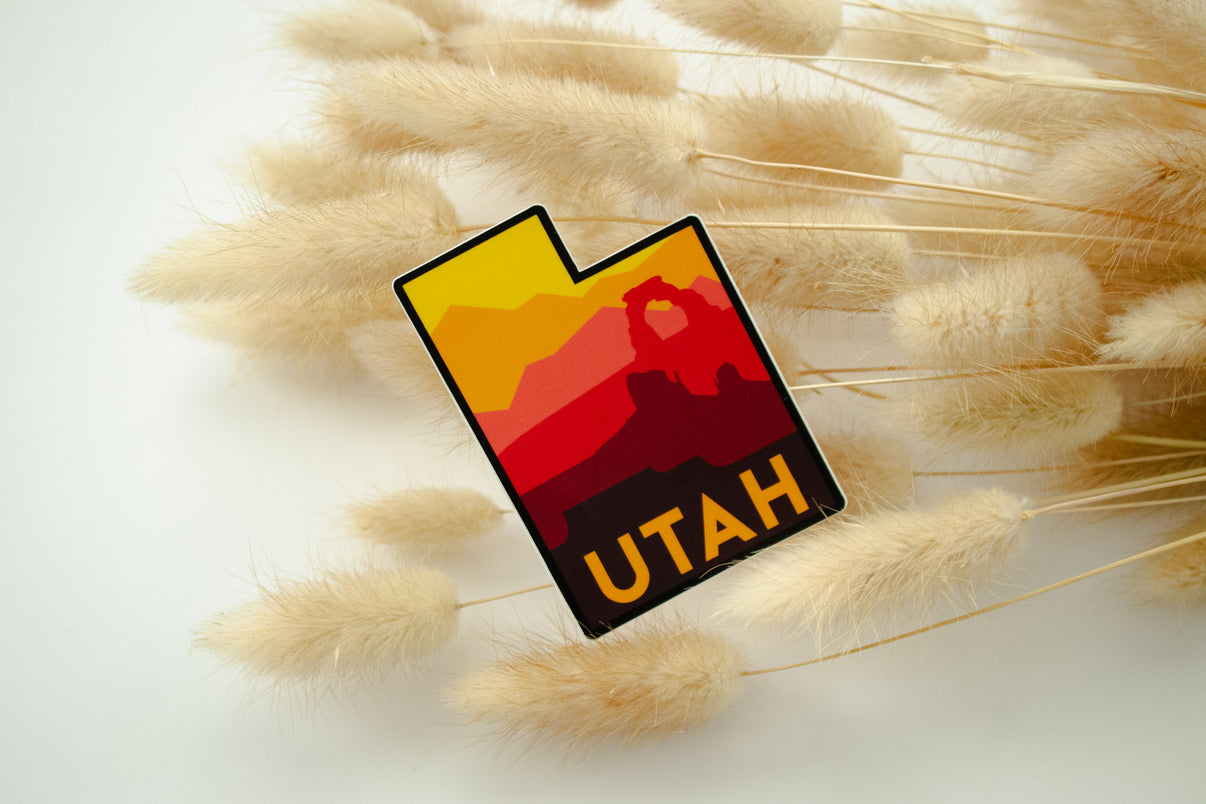 Utah State Sticker – Riley Funk Designs