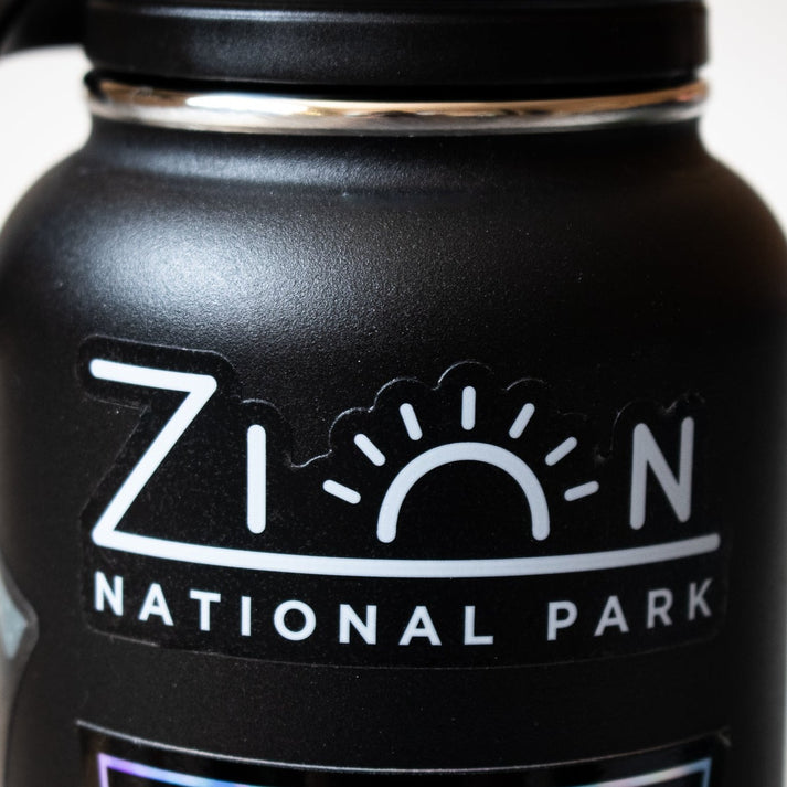 Zion National Park Clear Sticker – Riley Funk Designs