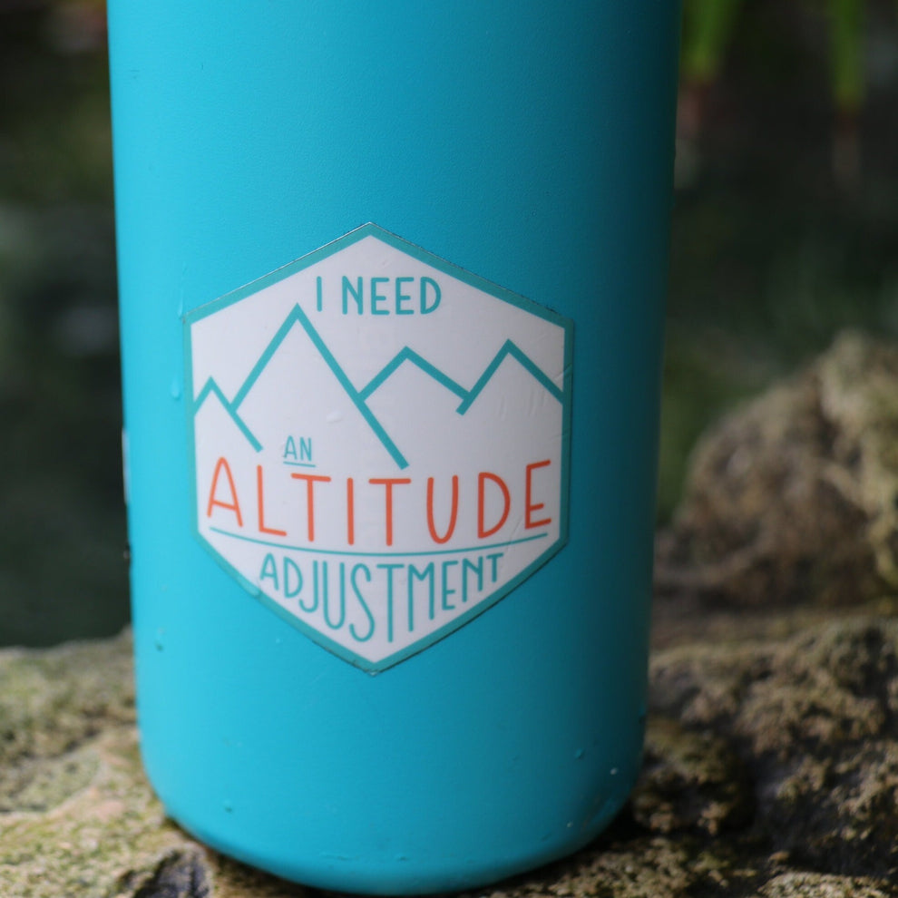 Altitude Adjustment Waterproof Sticker – Riley Funk Designs